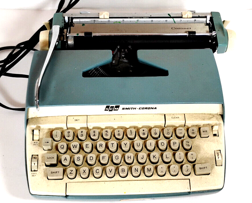 Vintage 1960s Smith Corona Coronet Automatic Electric Typewriter As-Is ...