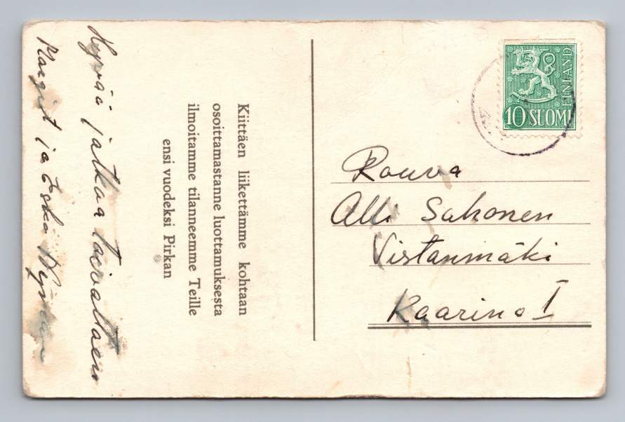 Finnish Coffee Advertising Christmas w Mickey Mouse Vintage Finland ...