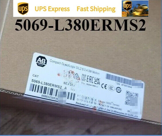 Allen-Bradley 5069-L380ERMS2 SIL2 Safety Compact GuardLogix PLC Cont ...