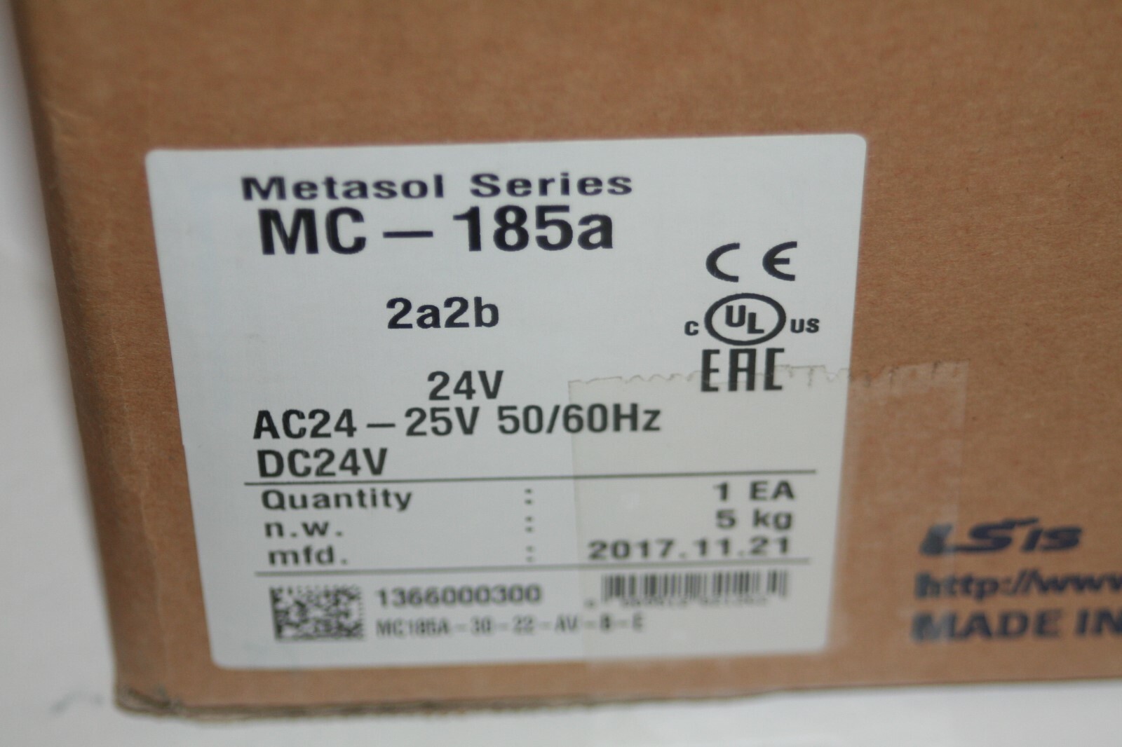 LSis MC-185a METASOL 3 pole, 185 AMP Contactor * NEW * | eBay