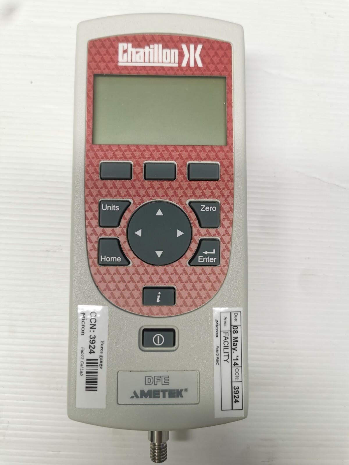 Chatillon DFE Ametek Digital Force Gauge | eBay