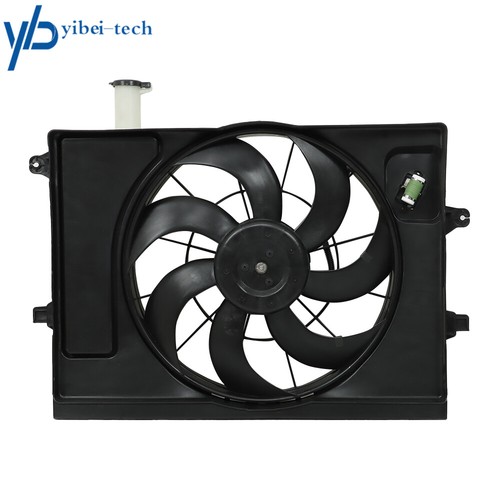 For Hyundai Kona 2018 2019 2020 2021 Black 2.0L L4 Radiator Cooling Fan ...