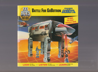Vintage 1984 GOBOTS: Battle For GoBotron 24 Page Book w/Vinyl 7' Record ...