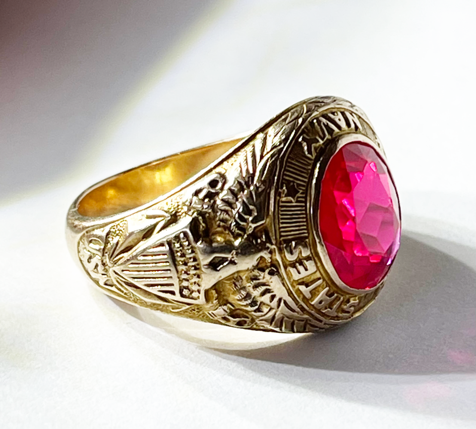 US NAVY RING 10k GOLD Made in USA - 13 grams | eBay