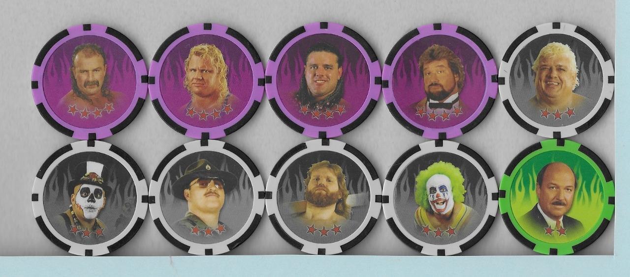 WWE Topps Power Chipz 2011 Legends Lot of 10 Set A | eBay