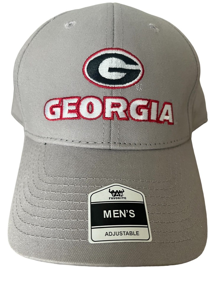 Georgia Bulldogs Baseball Cap Adjustable Hat Team Colors Fan Favorite ...