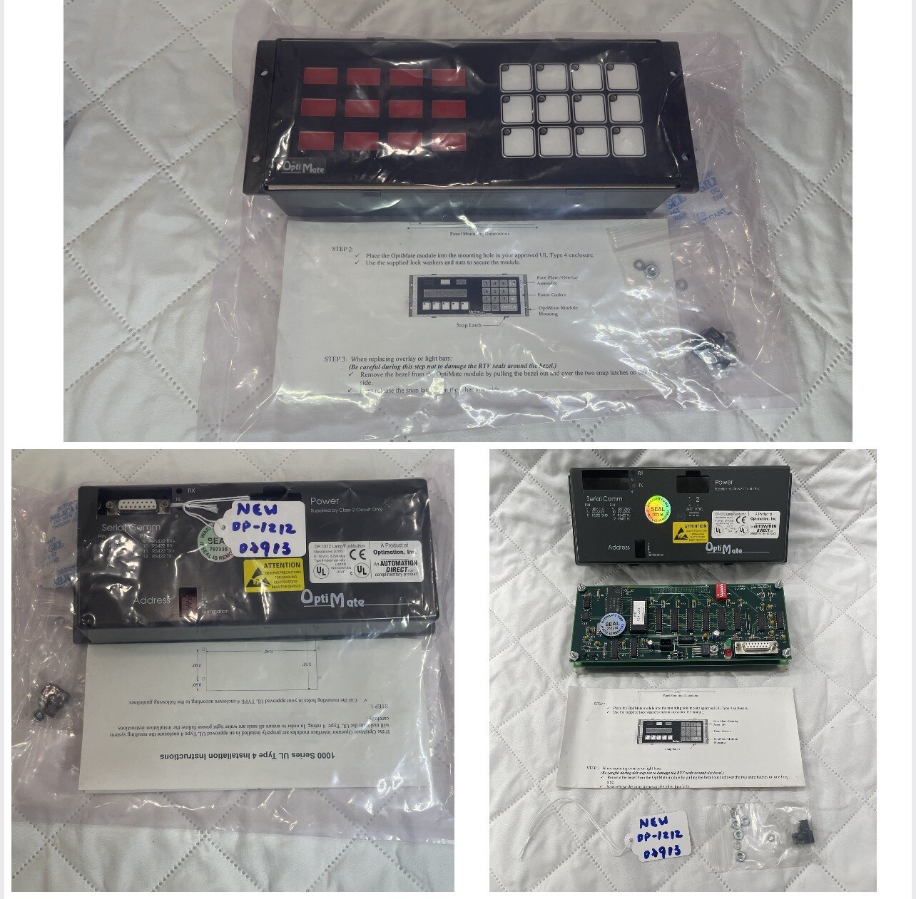 AUTOMATION DIRECT OP-1212 / OP1212 NEW No Cover Front Ready For Install ...