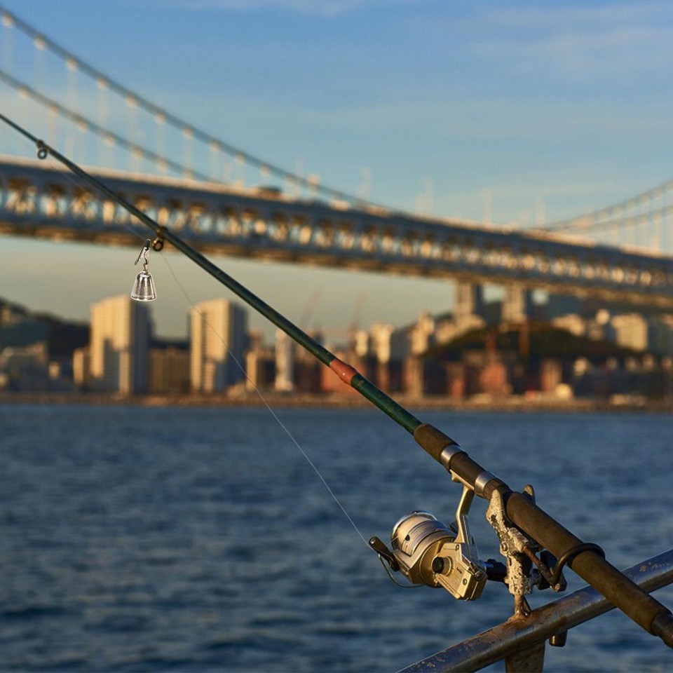 Fishing Bell Fishing Pole Bell Night Fishing Rod Bait Alarm Bell Ring ...