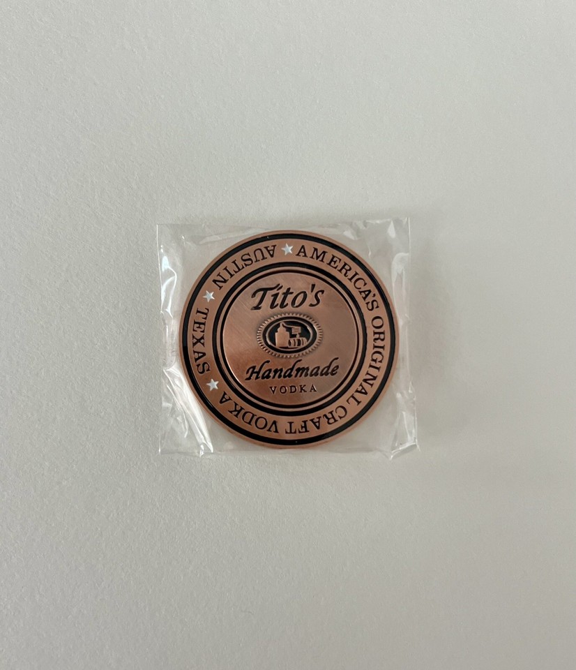 Tito's Vodka Copper Magnet Golf Ball Marker Coin Medallion Sports | eBay