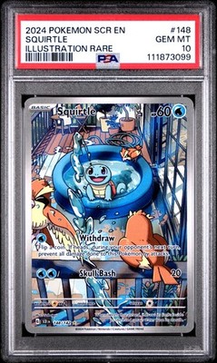 Squirtle 148/142 IR Pokemon Stellar Crown PSA 10 #3099 | eBay