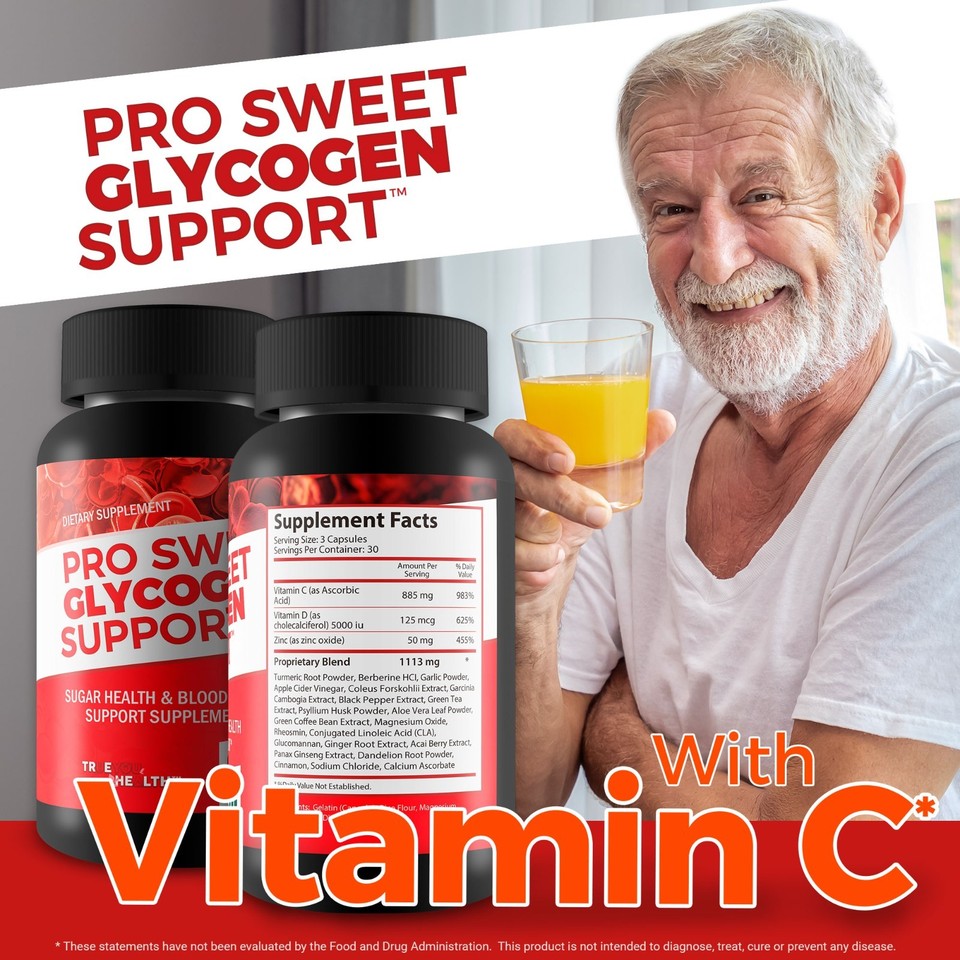 Pro Sweet Glycogen Support - Our Best Sweet Blood Support Supplement | eBay