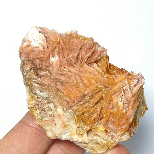 110g Natural Pink Barite Mineral Specimen Vanadinite Quartz Crystal ...