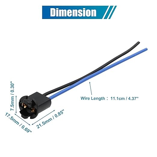 10pcs Car DC 12V T10 168 194 Wedge Instrument Dash Light Bulb Twist ...