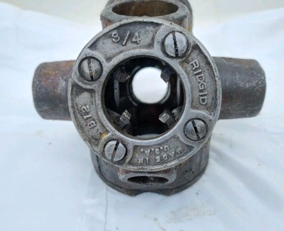 Ridgid Tools NPT 3-Way Steel Pipe Threader 1/2" x 3/4" x 1" USA | eBay