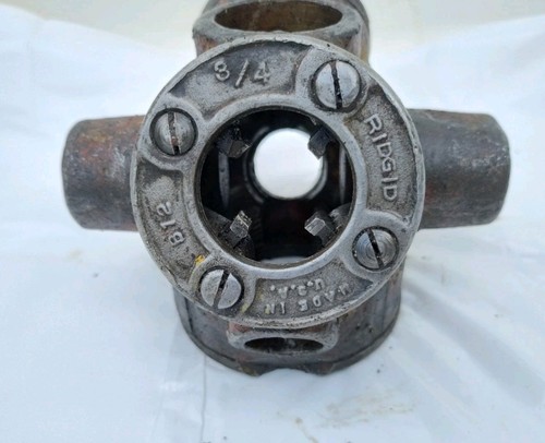 Ridgid Tools NPT 3-Way Steel Pipe Threader 1/2" x 3/4" x 1" USA | eBay