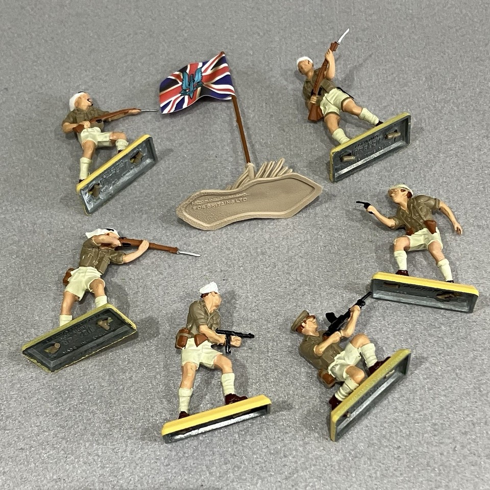 Britains Compatible Deetail 6x WW2 British SAS Soldiers (DSG) METAL ...