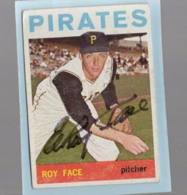 Autographed Roy Face 1964 Topps Pirates #539 Free Shipping | eBay
