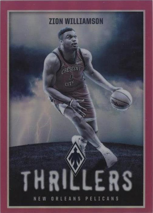 2023-24 Panini Phoenix - Thrillers Zion Williamson #22 Pink /99 for ...