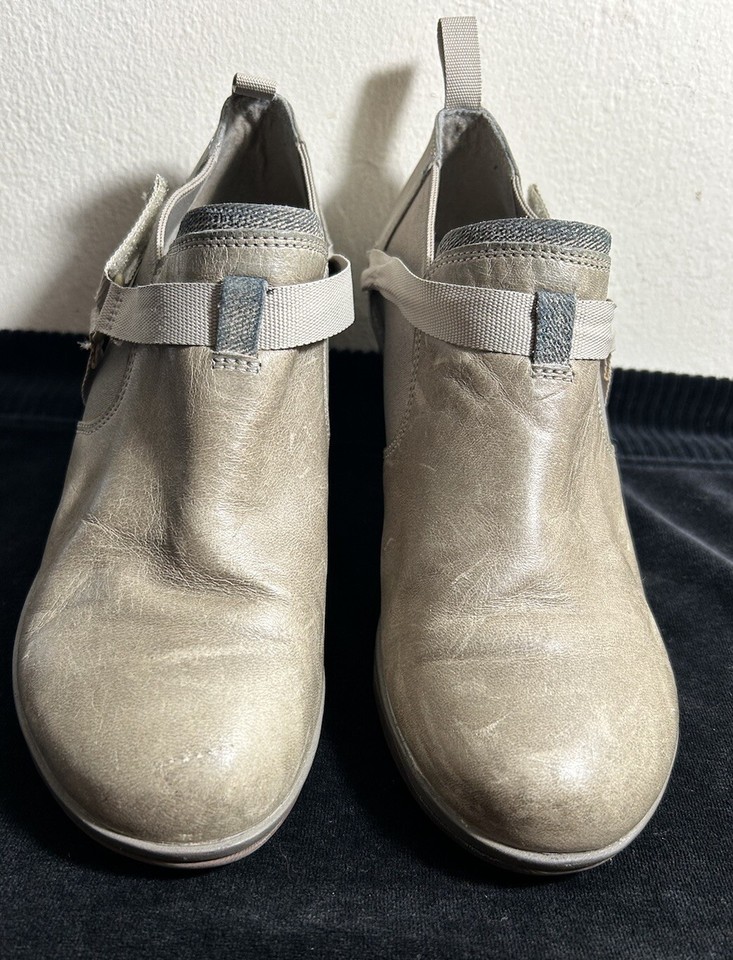 Merrell Boots Womens Aluminum Gray Evera Ankle Bootie Leather Sz 7 | eBay