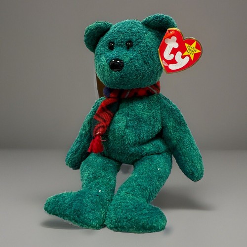 TY Beanie Baby - WALLACE the Bear (9 inch) - MWMTs Stuffed Animal Toy ...
