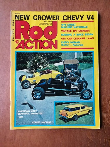 Rod Action Magazine December 1974 - Chevy Nomad History - Street ...