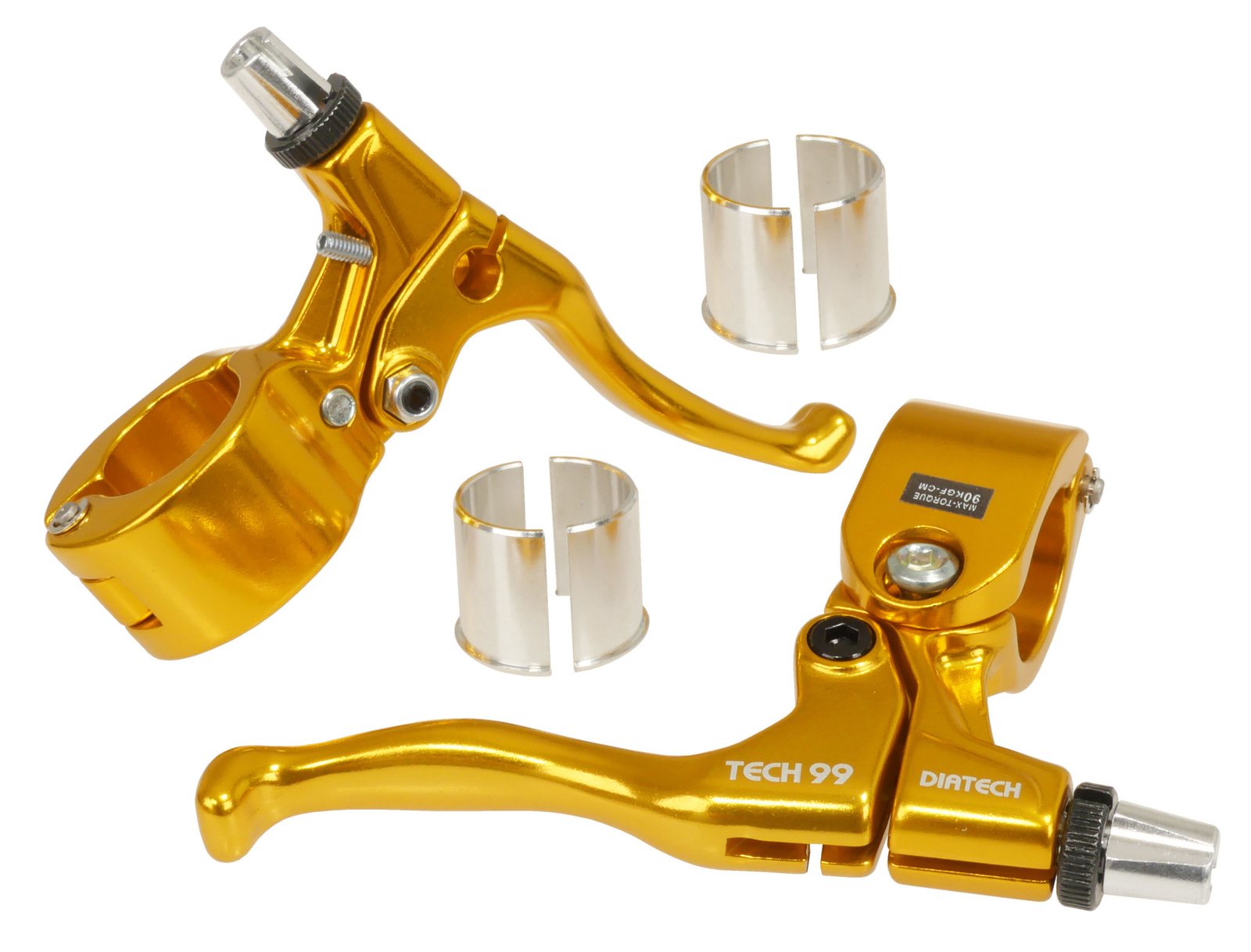 Diatech (Dia-Compe) Tech 99 bicycle brake levers lever set for 1" bars ...