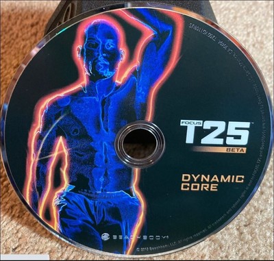 Beachbody Focus T25 Beta Dynamic Core Replacement Disc DVD Shaun T ...