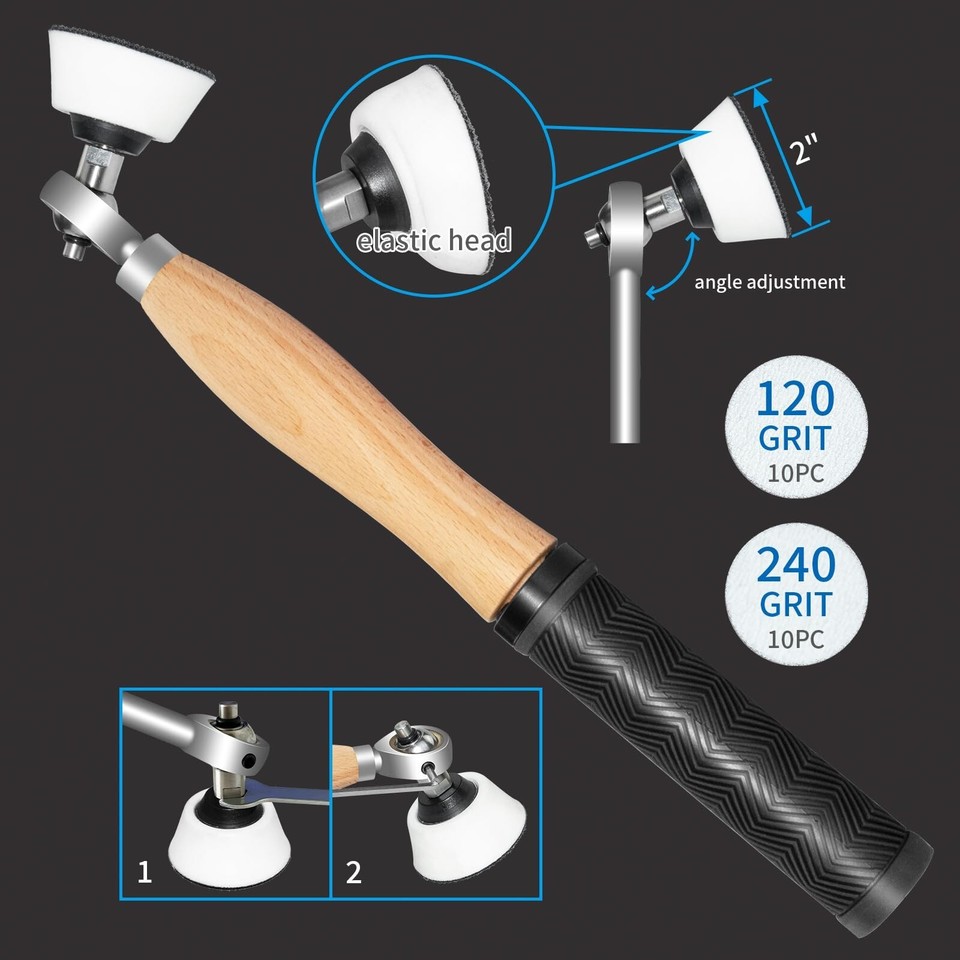 Carbide Tipped Wood Lathe Turning Tools Set with Bowl sander, Lathe ...