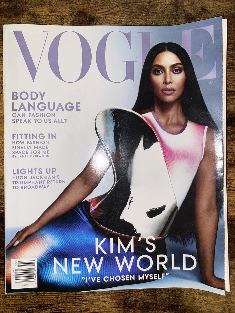 Blank Vogue Magazine Cover