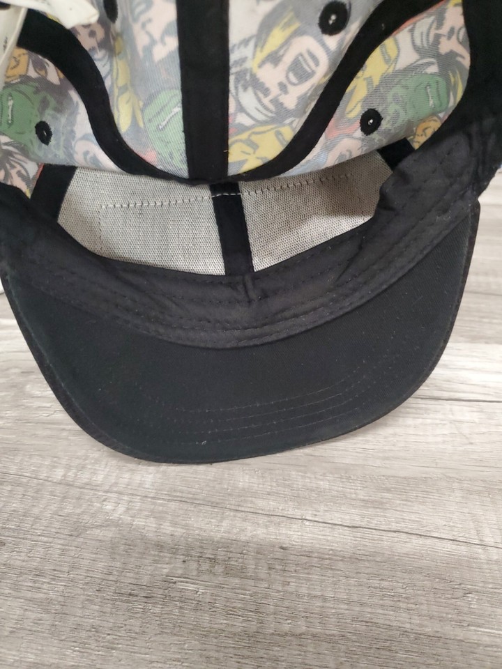 Marvel Comics Adjustable Hat Avengers Characters Snapback Multicolor ...