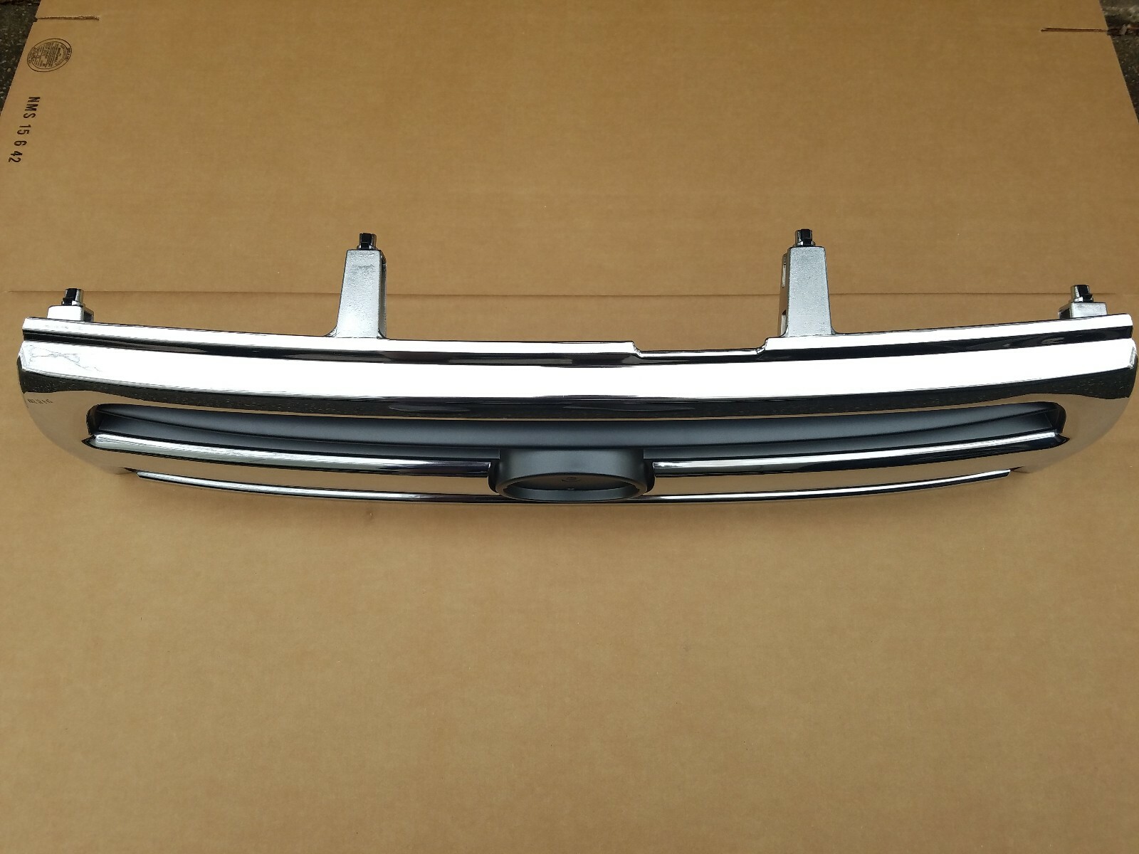 fits 1999-2000 TOYOTA 4RUNNER Front Bumper Upper Grille Chrome & Black ...