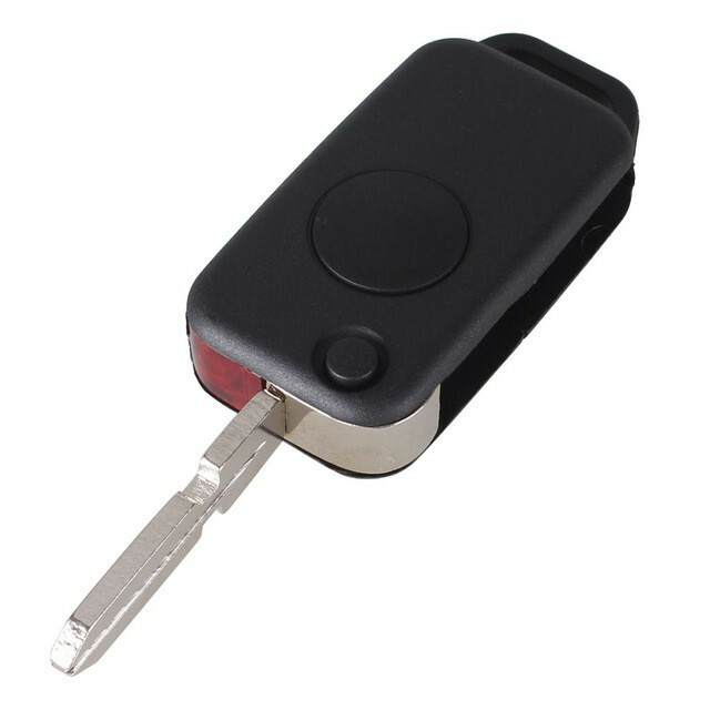 2 For Mercedes Benz W124 W202 S500 SL500 Flip Remote Key Shell Fob ...