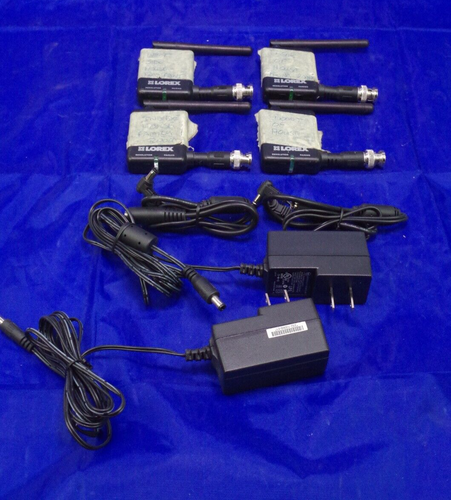 Lorex LW2110 Wireless Security Camera 4 Receivers w/ AC Adapters(NO ...