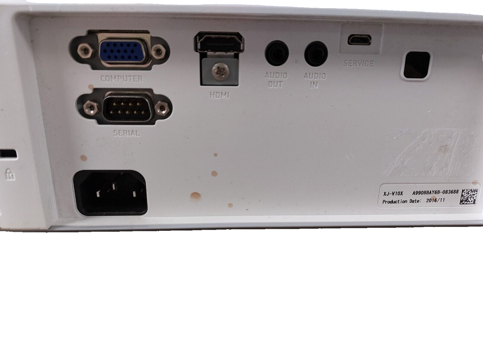 Casio XJ-V10X XGA HDMI VGA 3300 Lumens Laser Projector tested | eBay UK