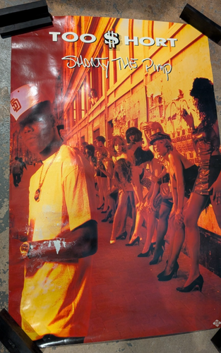 Vintage 1992 TOO $HORT SHORT SHORTY THE PIMP PROMO POSTER 24x36" RARE ...