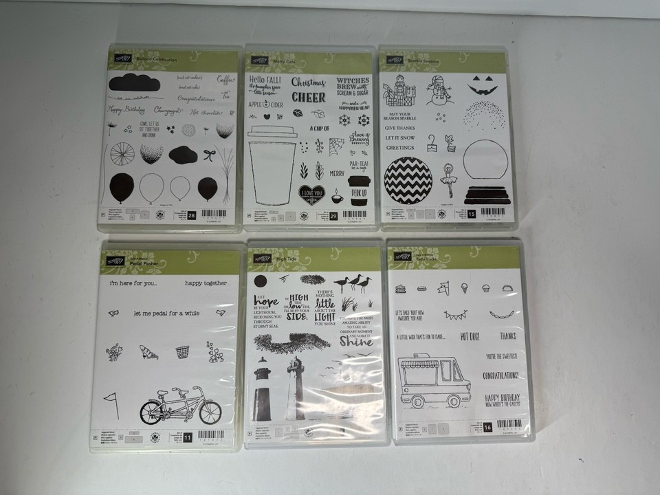 Stampin' Up! Polymer Stamp Sets - NEW-You Choose-Holidays, Coffee ...