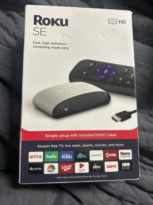 Roku SE HD Streaming Media Player with Remote and HDMI Cable ...