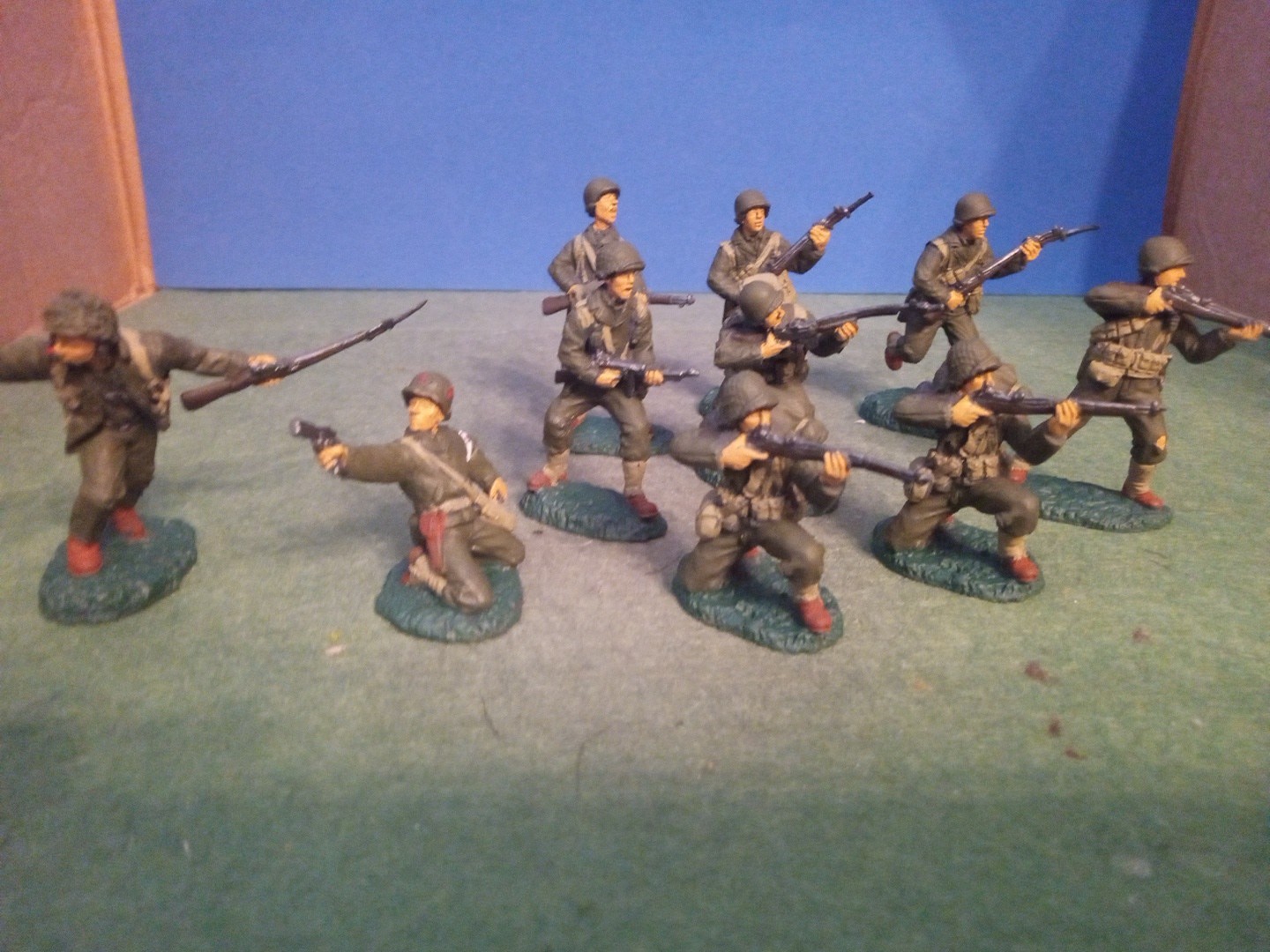 WW2 1/32 Tssd U.S. Infantry Pacific War Plastic Painted Toy Soldiers | eBay