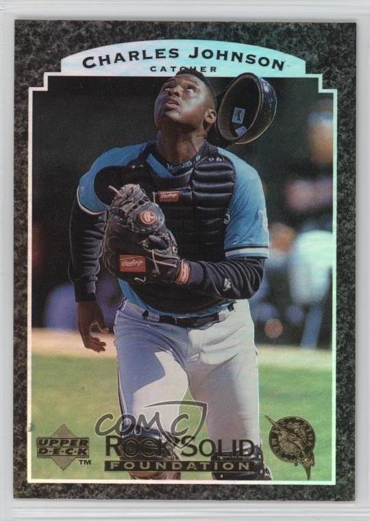 1997 Upper Deck - Rock Solid Foundation Charles Johnson #RS8 for sale ...