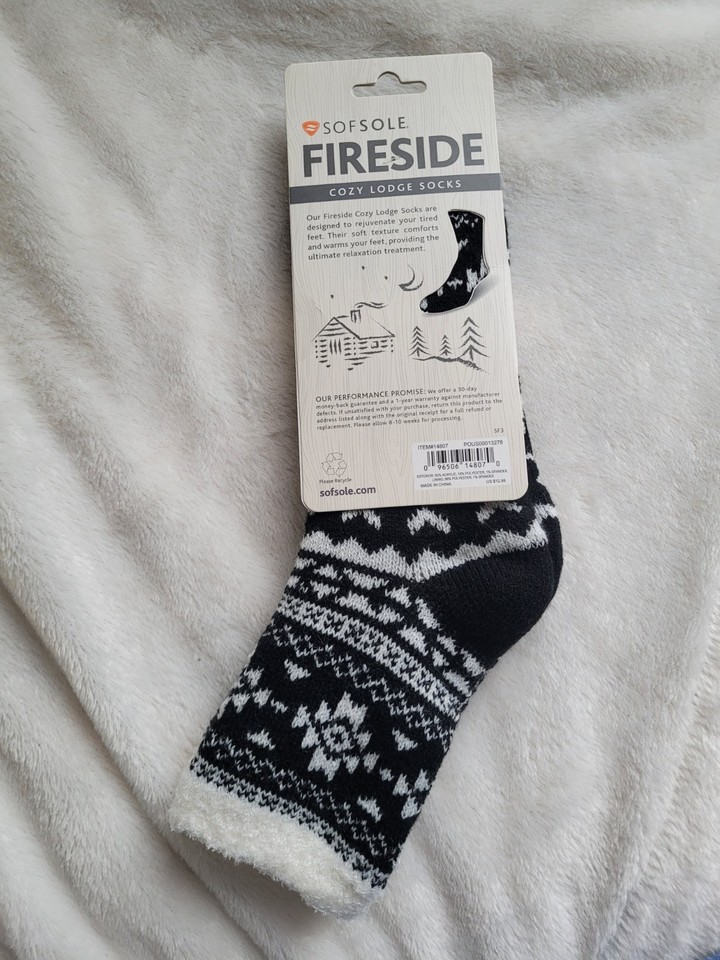 SofSole Women's Fireside Cozy Lodge Socks, NWT Size 5-10, Infused Aloe Vera | eBay