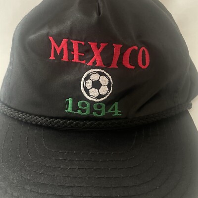 Mexico 1994 World Cup Soccer Futbol Trucker Hat Seleccion Nacional Team ...