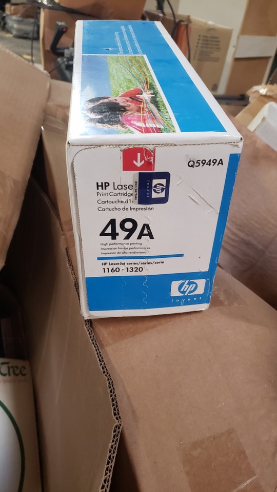 *New* Genuine HP 49A LaserJet 1160 1320 3390 3392 Black Toner Cartridge ...