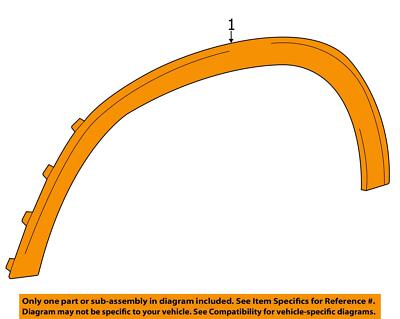 MERCEDES OEM 20-23 GLE350,GLE450 Fender Exterior Trim-Wheel Opng Mldg ...