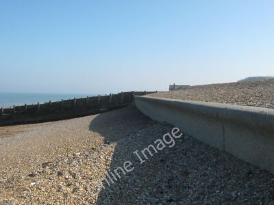 Photo 12x8 Sea wall near Kingsdown Kingsdown/TR3748 This short ...