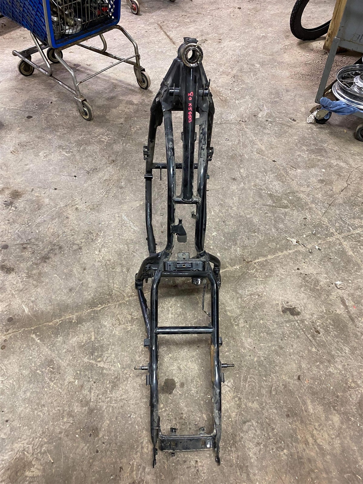 80 Yamaha XJ650 XJ 650 I Maxim Frame Chassis | eBay