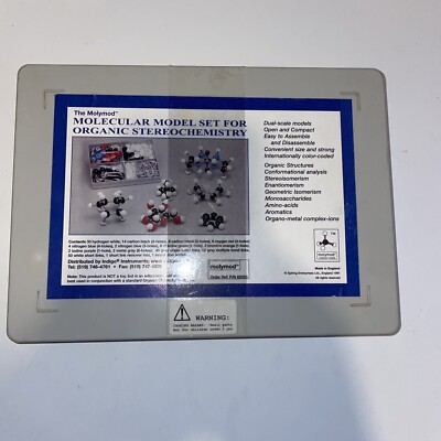 Molymod FULL SET Molecular Model For Organic Stereochemistry Student | eBay