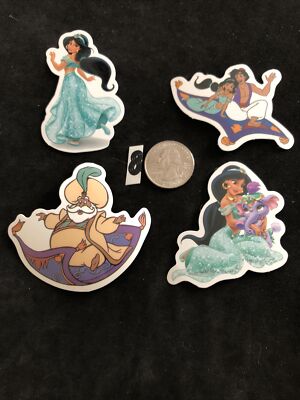 Disney Stickers - Disney Aladdin - Jasmine Lot of 4 Stickers. | eBay