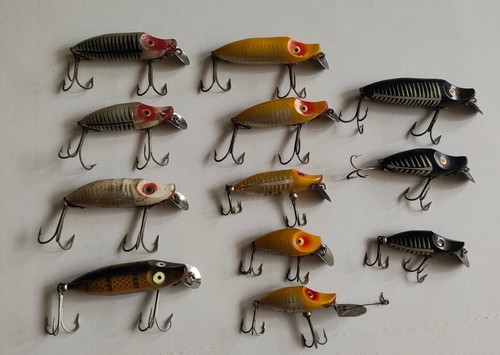 Vintage Heddon River Runt Lures - Lot of 12. Made In USA. | eBay