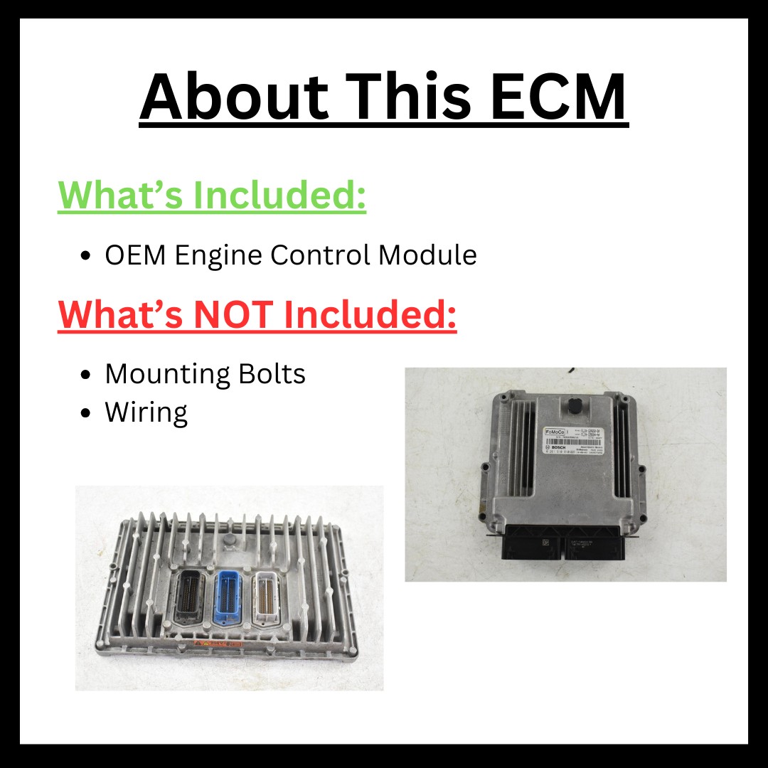 2018 Ford Transit Connect ECM 2.5L Used Electronic Control Module 590 ...
