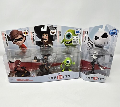 Disney Infinity Sidekicks 3-Pack And Jack Skellington Sealed Brand New ...